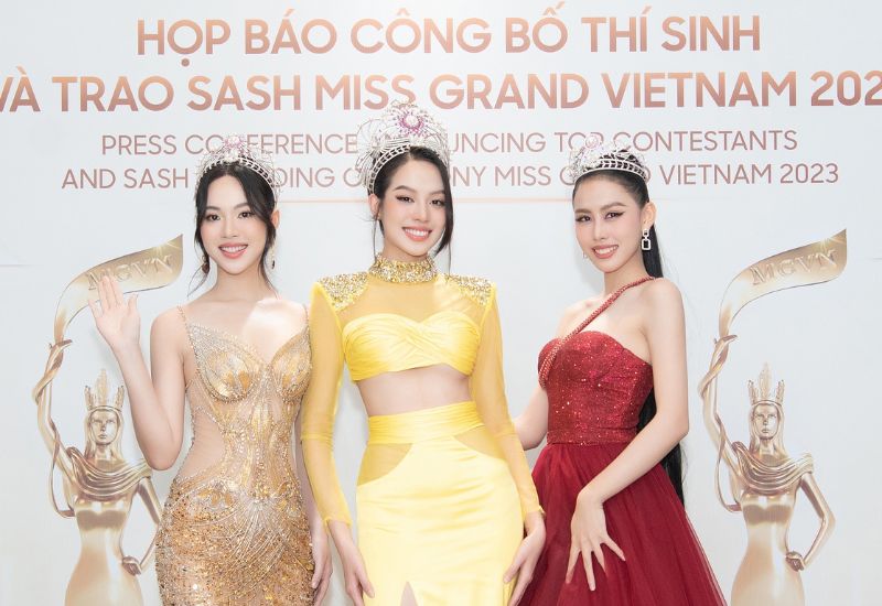 Thảm đỏ sự kiện công bố và trao sash thí sinh Miss Grand Vietnam 2023 - Sài Gòn Choice